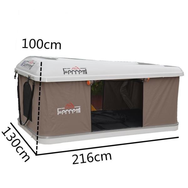 Quality Beige HARD TOP Tent ON THE ROOF OF THE CAR TENT with Quick Automatic Opening for sale