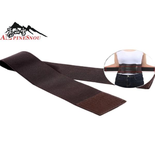 Quality Adjustable Medical Warm Waist Support Belt Leather Unisex for sale