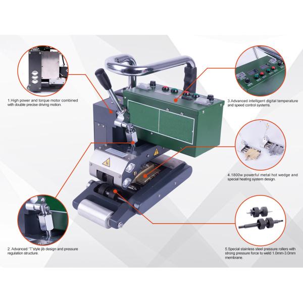 Quality SWT-NS900D PP PVC Geomembrane Welder , Hot Air Welding Machine for sale