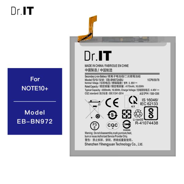 Quality OEM 4300mAh Replacement Cell Phone Batteries For Samsung NOTE10 for sale
