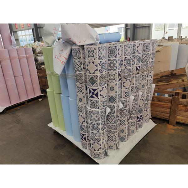 Quality Bathroom Wall Mosaic Tiles PVC Fireproof Self-Adhesive wallpaper for sale