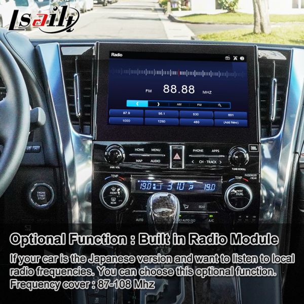 Quality Lsailt Android Carplay Video Interface for 2019 -2023 Toyota Alphard Vellfire for sale