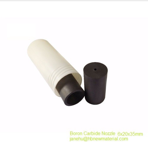 Quality Boron Carbide B4C Sand Blaster Blasting GUN Nozzle TIP L35*D20*d8mm for sale