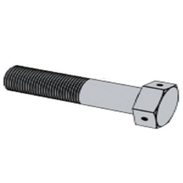 Quality Standard / Non Standard Hex Head Bolt With Wire Holes Customization Acceptable for sale