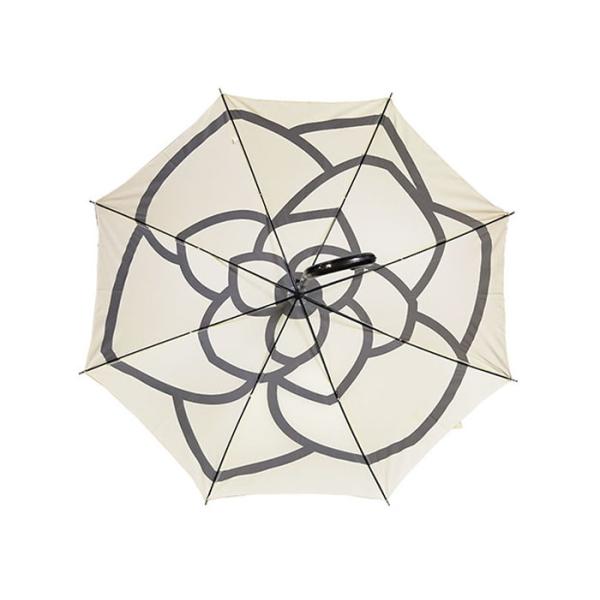 Quality White Compact J Stick Umbrella , Ladies Automatic Umbrella Manual Close for sale