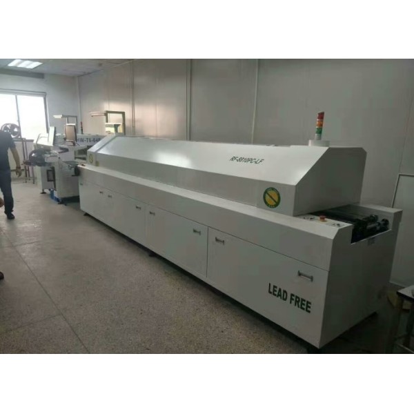 Quality Hot Air SMT Reflow Oven / SMD Soldering Oven With Eight Temperature Zones for sale