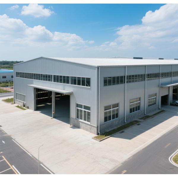 Quality Prefabricated Food Factory Steel Structure Warehouse Building 1000 Square Meter for sale
