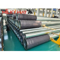 Quality Hot Dip Galvanized Steel Power Pole with 15 Years Warranty and 160 Km/Hour Wind for sale
