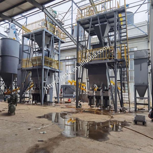 Quality Precision Batching Tile Adhesive Mortar Plant / customizable Dry Mix Plant for sale