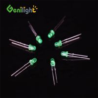 Quality Fixed LED Light Emitting Diode GREEN F3 LEDs Diode with Max. Reverse Voltage of for sale