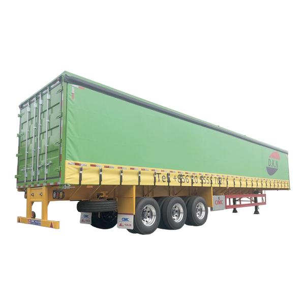 Quality 50 Ton Capacity Thailand Style 40ft Flatbed Container Trailer for Dry and Light for sale