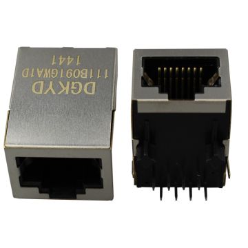 Quality Ethernet Cat6 rj45 Female Jack Shielded Connectors with Vertical magnetics for sale