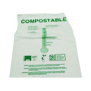 Quality 0.5 Mil 2.6 Gallon Biodegradable Food Storage Bags 100% Compostable for sale