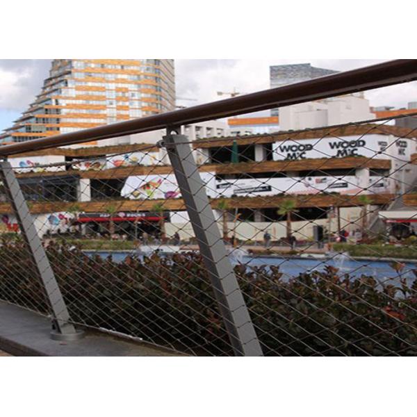 Quality Non Rusting Steel Cable Mesh Balustrade Fencing Handrail Infill for sale