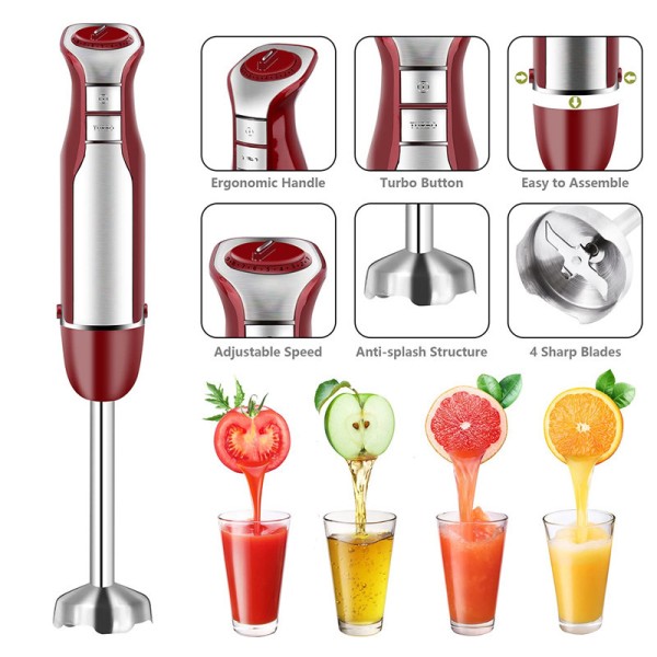 Quality Multipurpose 500 Watt Immersion Blender 9 Speed For Baby Food for sale