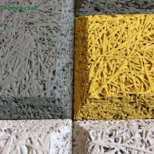Quality Interior Decoration 1200*2400mm Wood Wool Acoustic Absorption Panels for sale