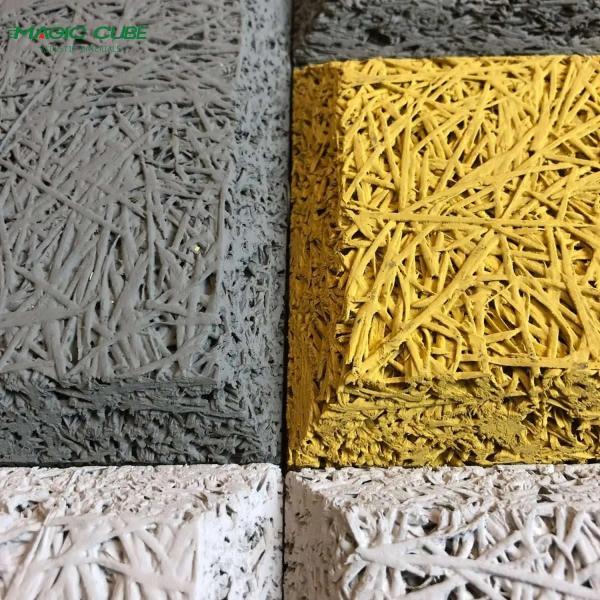 Quality Interior Decoration 1200*2400mm Wood Wool Acoustic Absorption Panels for sale