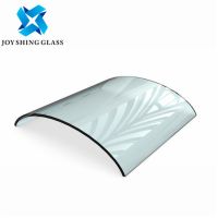 Quality Low Iron Curved Tempered Glass for sale