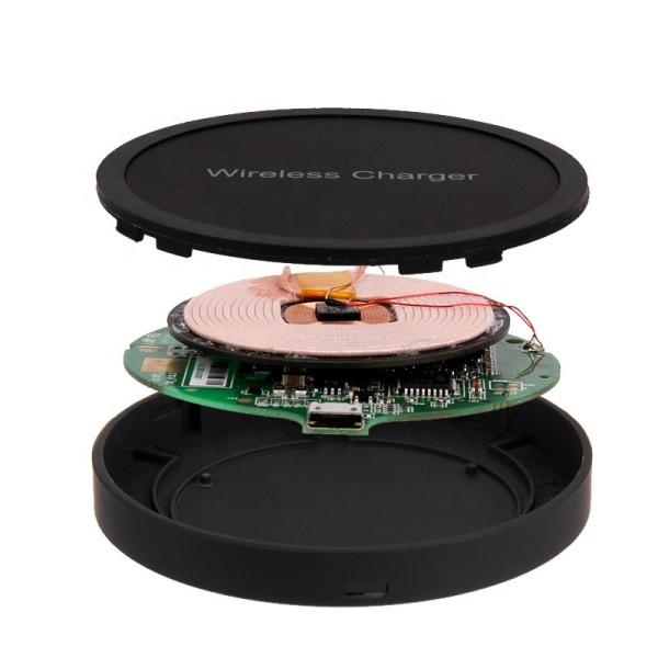 Quality QI Standard 11mm Smartphone Wireless 10w Fast Charging Pad for sale