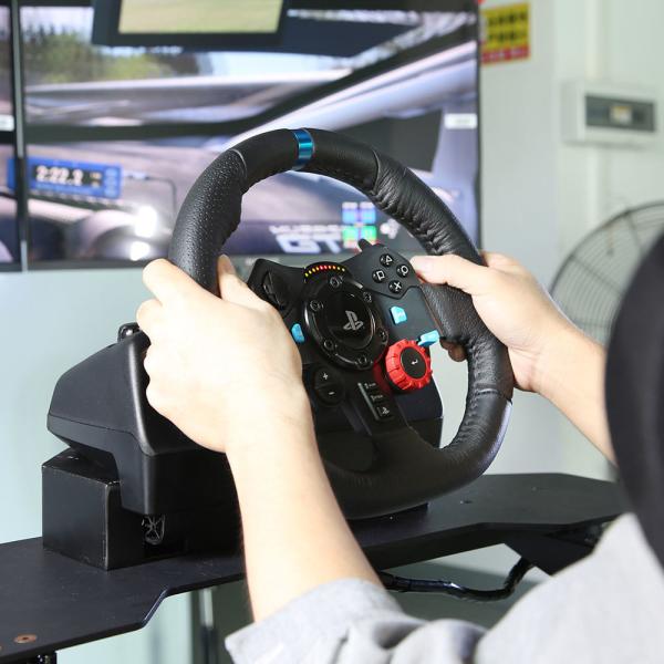 Quality Steering Wheel Racing Simulator Cockpit Training Center Realistic Vr Racing for sale