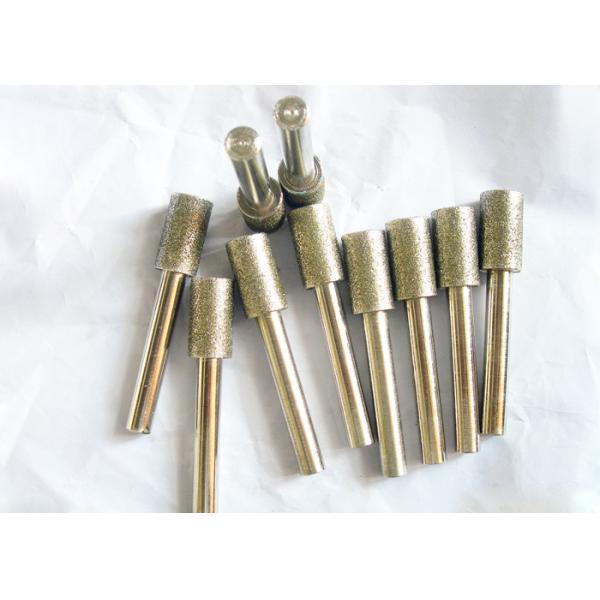Quality Abrasive Electroplated Diamond Grinding Pins Tools Rotary Tungsten OEM Service for sale