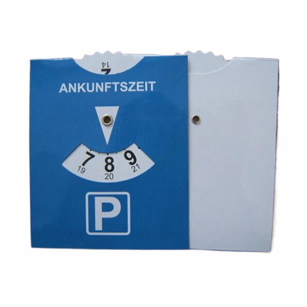 Quality 350gsm Cardboard Paper Car Parking Disc 34*31.5*18.5cm/200pcs/ctn for in Parking Lots for sale