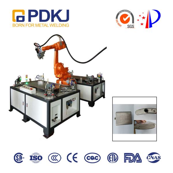 Quality Robotic Laser Welding Workstation With Automatic Fiber Laser Welding Machine for sale