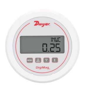 Quality 127mm Dial Digital Pressure Gauge 24V Battery Powered Aluminum Housing for sale