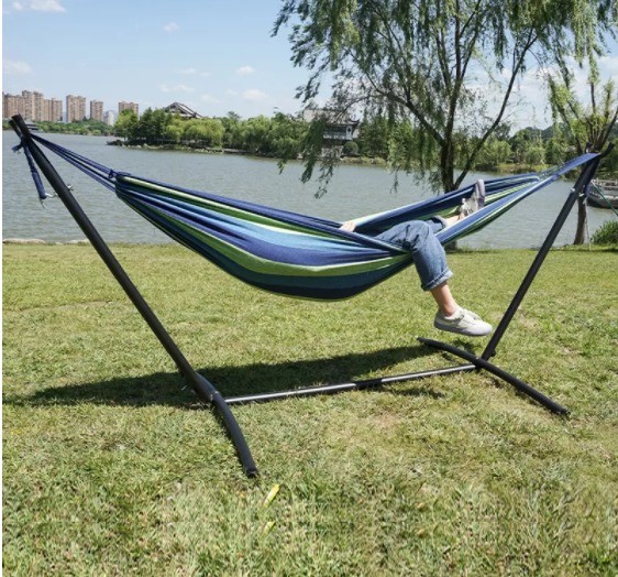 Quality Quick Setup Hammock Swing Chair Easy Folding Outdoor Canvas Hammock for sale