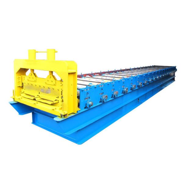 Quality Steel PPGI Standing Seam Roll Forming Machine , Standing Seam Metal Roof Machine High Strength for sale