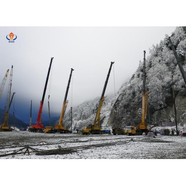 Quality 150 KW Electric Vibrating Floater Vibro Compaction Stone Columns Foundation for sale