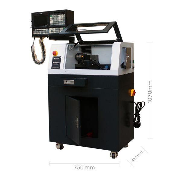 Quality YORNEW Desktop CNC Lathe Machine, education cnc, vocation cnc, hobby cnc, diy cnc for sale