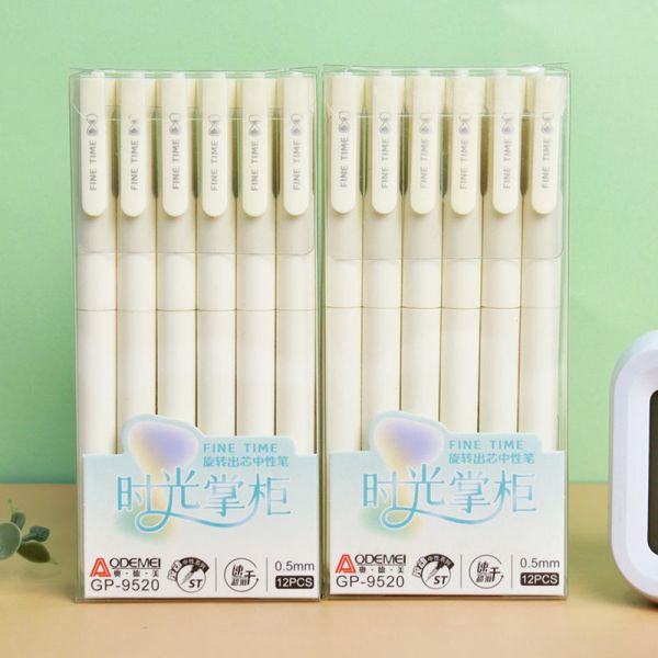 Quality Creative Hourglass Rotating Neutral Pen ST 0.5mm Writing Student Neutral Pen for sale