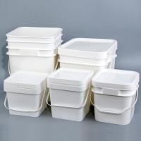 Quality Square Plastic Bucket for Cat Litter Container 5L 6L 8L 12.5L 15L Leak Proof for sale
