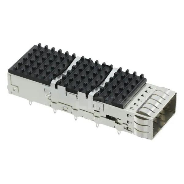 Quality 2170704-7 QSFP28 Cage With Heat Sink 28 Gb/s for sale