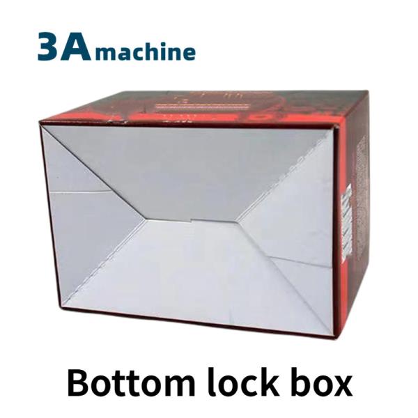 Quality Pre-Folded Bottom Lock Folding Box Gluing Machine CQT 900YG-2 for Paperboard for sale