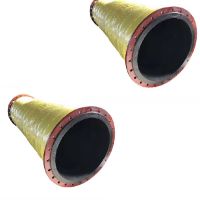 Quality 6 Inch Dredging Rubber Hose Expansion Joint Threaded Union Black Flexible for sale