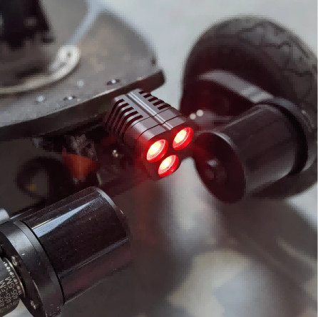 Quality 240 Lumens Rechargeable Skateboard Flashlight 6 Hours Runtime for sale