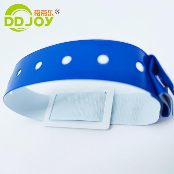 Quality Custom Logo Bracelets L Shape PVC Vinyl Material Writable Smart RFID Chip for sale