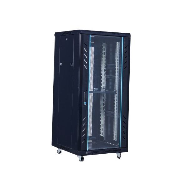 Quality SPCC Cold Rolled Steel 22U Network Server Rack Mount for Data Center Cooling for sale