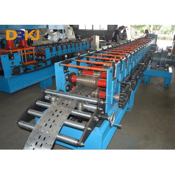 Quality 16 Stations 3mm Upright Rack Rolling Machine With Hydraulic Cutting for sale