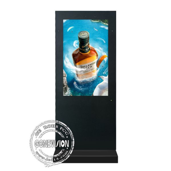 Outdoor Digital Signage - 55" Capcitive Touch Waterproof Outdoor ...