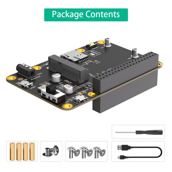 Quality 3G 4G LTE Base HAT For Raspberry Asus Tinker Board Samsung ARTIK Latte Panda for sale