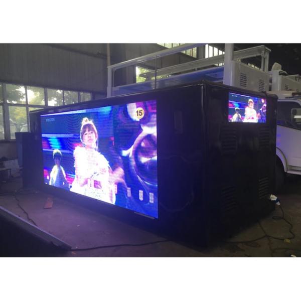 Quality Advertising Mobile Digital Billboard Truck , P5 / P6 Led Video Truck for sale