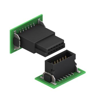 Quality H 13.65mm Floating High Speed Board To Board Connectors 1.27mm for sale