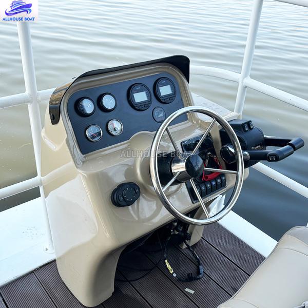 Quality 11.5m Length Aluminum Construction Double Deck Houseboat with Removable Upper for sale