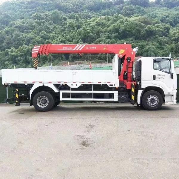 Quality Versatile Cargo Truck Mounted Crane Efficient Lifting And Transport Stability For Construction Logistics Powerful Jib Cranes for sale