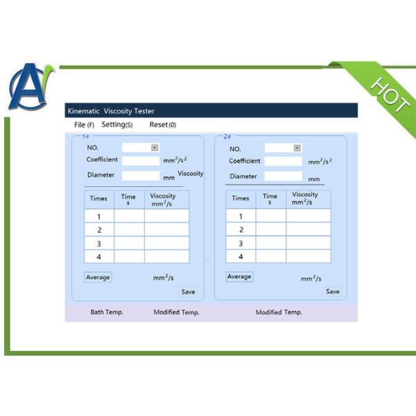 Quality ASTM D445 Automatic Kinematic Viscometer for Lubricant Oil Testing for sale