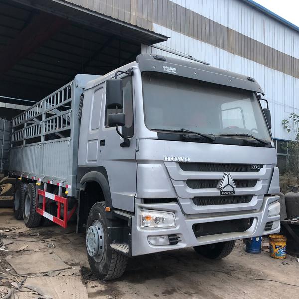 Quality 10 12 Tyres Transport Heavy Used Howo 8x4 Cargo Truck for sale