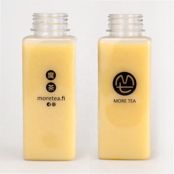 Quality Customized Plastic Square Bottles Commercial 8 Oz Square Plastic Bottles for sale